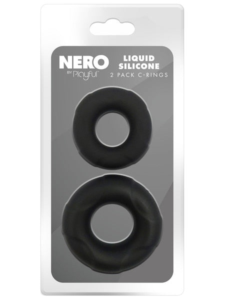 Nero by Playful - Liquid Silicone 2-Pack C-Rings