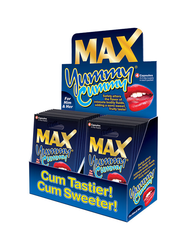 Max Yummy Cummy 4 Pill Packs 24ct Box