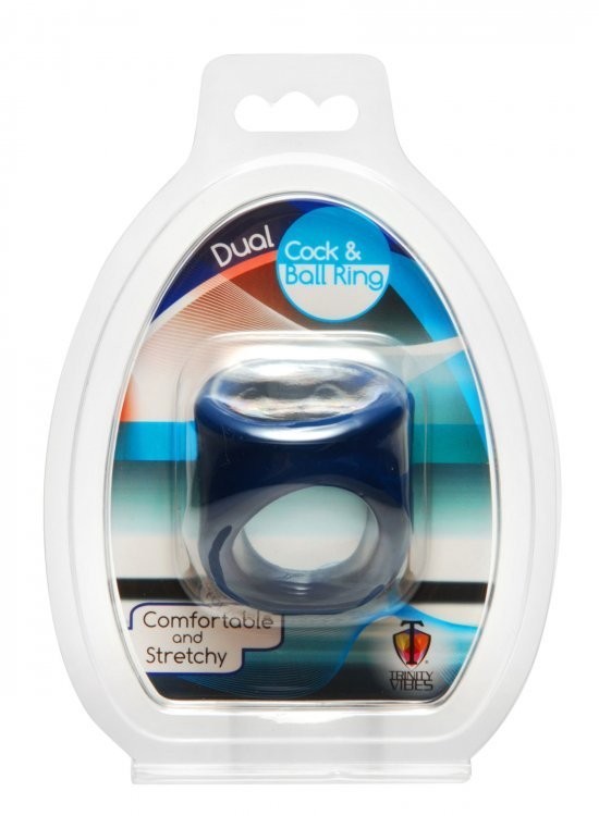 Dual Cock And Ball Ring Erection Enhancer