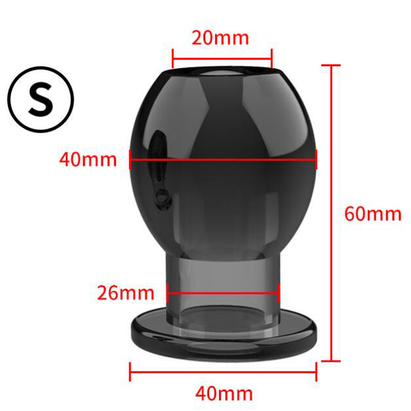 Tunnel Butt Plug With Stopper 3 Set