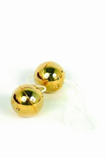 Duo Balls Gold Plastic Boxed