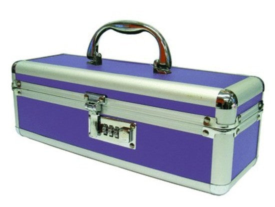 Lockable Vibrator Case Purple