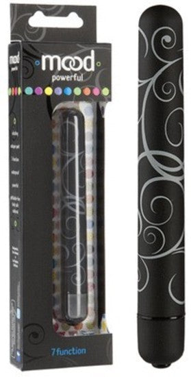 Mood Powerful 7 Function Bullets - Large - Black