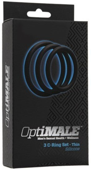 OptiMALE 3 C Ring Set Thin Black