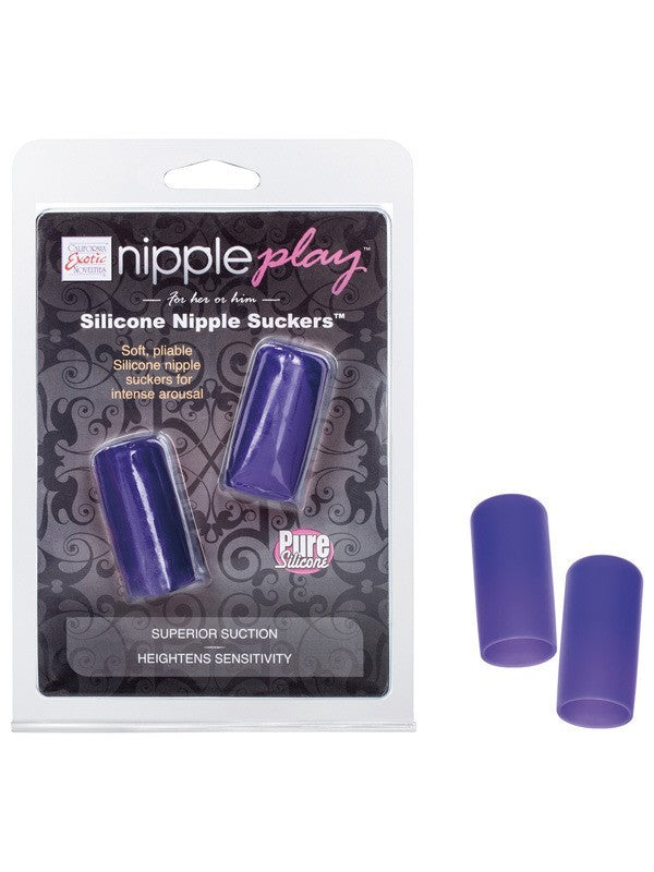 Nipple Play Silicone Nipple Suckers Purple