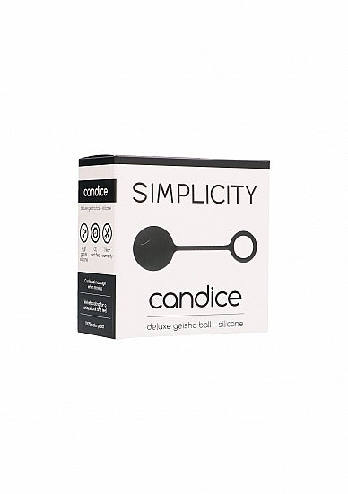 Candice Deluxe Geisha Ball Silicone Black